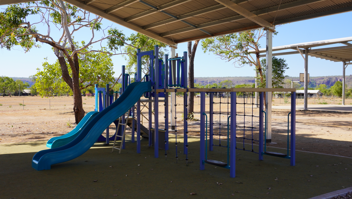 A milestone for Nganambala School - their first ever playground! | NT COGSO